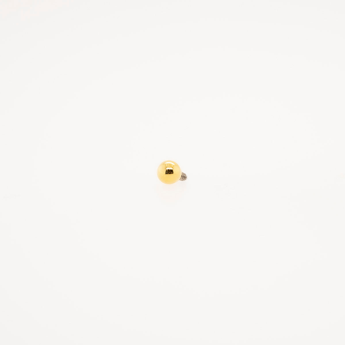 18k Gold Threaded Ball – Body Manipulations LLC